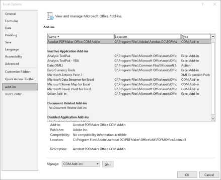 About Excel Add-In